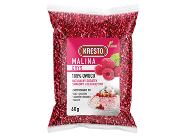 Liofilizowana malina, grys – KRESTO